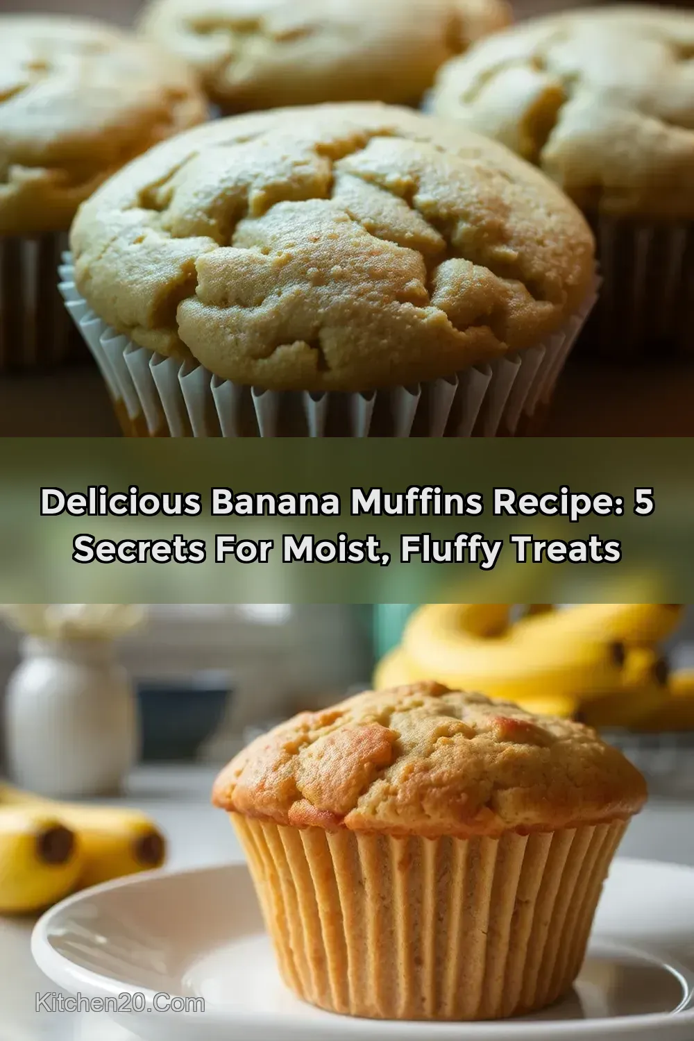 Easy Banana Muffins Recipe: Moist, Delicious, and Simply…