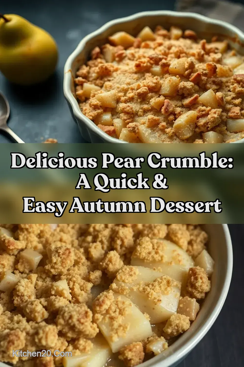 Easy Pear Crumble Recipe: My Simple Autumn Dessert!