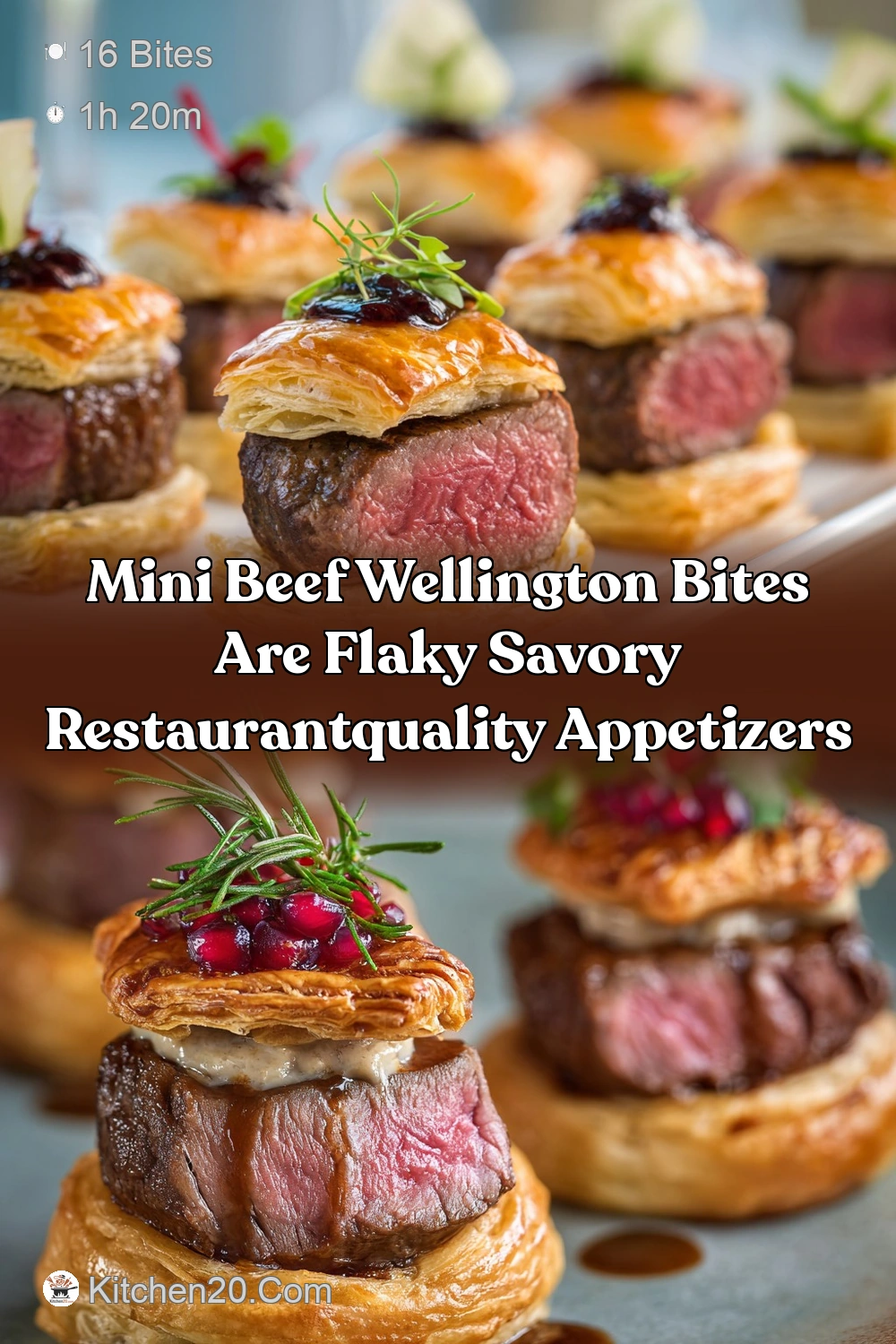 Mini Beef Wellington Bites RestaurantQuality Party…