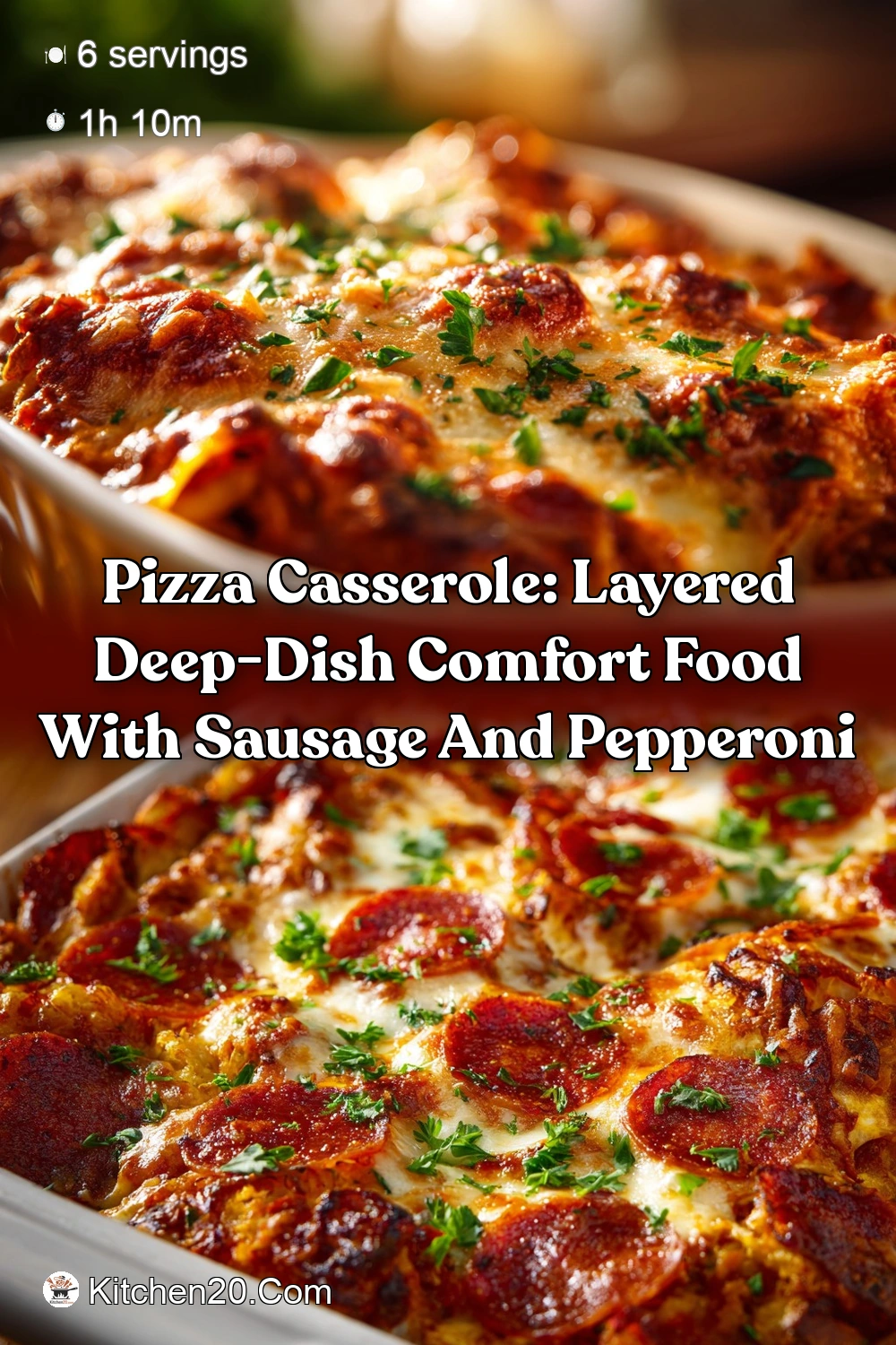 Pizza Casserole Recipe: The Ultimate Hearty Deep-Dish…