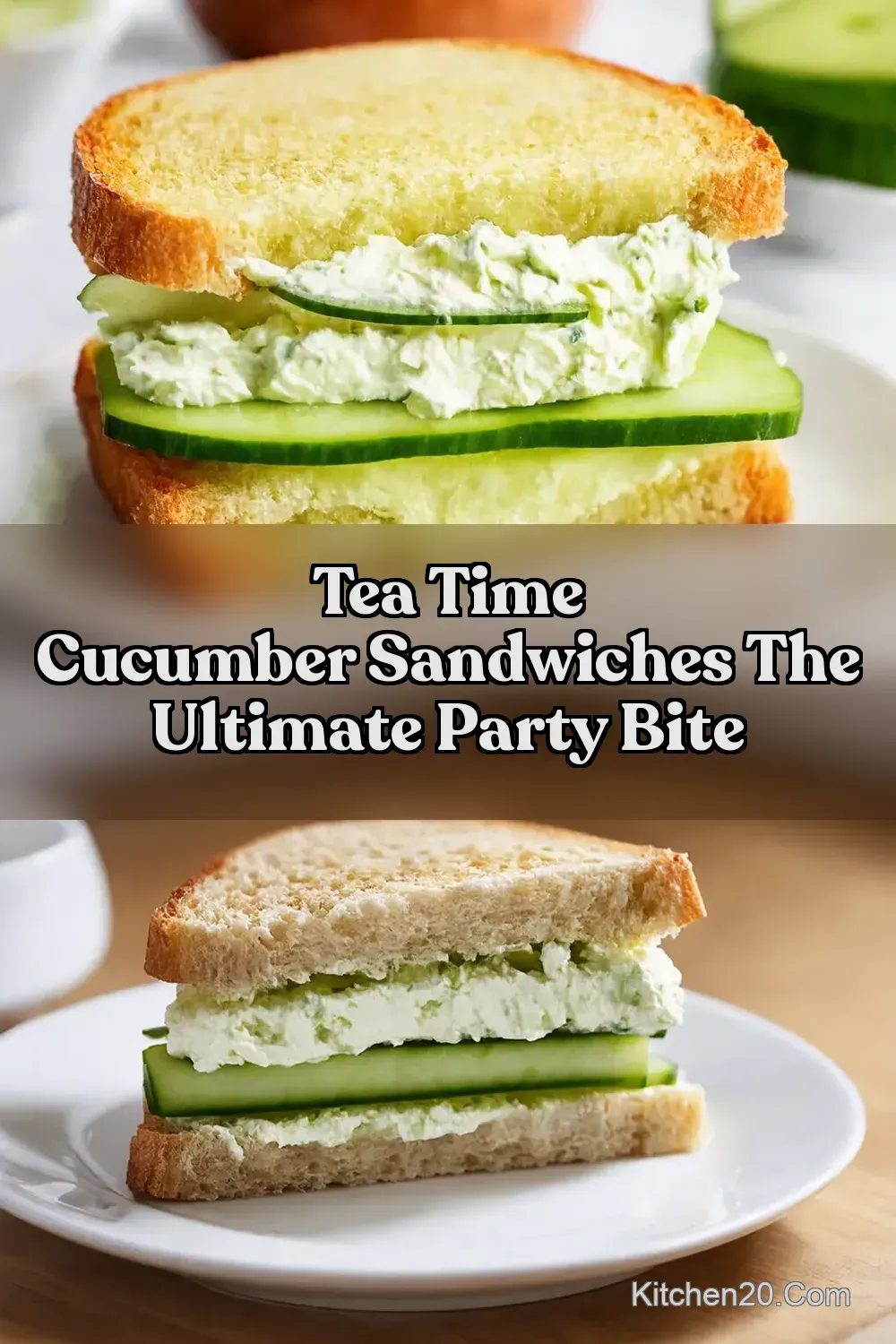 Cucumber Cream Cheese Sandwich A Teatime Classic - Kitchen20